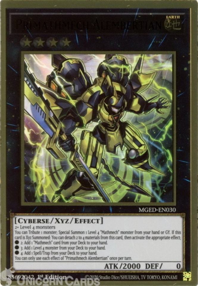 MGED-EN030 Primathmech Alembertian Premium Gold Rare 1st Edition Mint ...