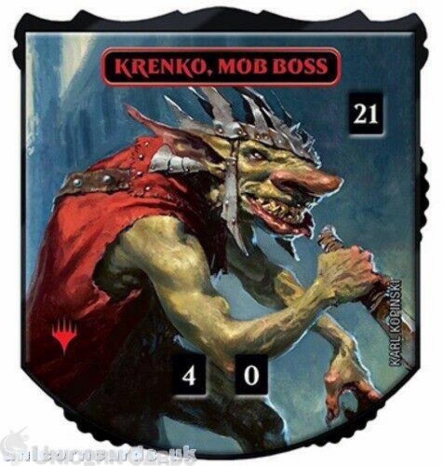 Krenko, Mob Boss Ultra-Pro MTG Relic Foil Commander Token: Legendary ...