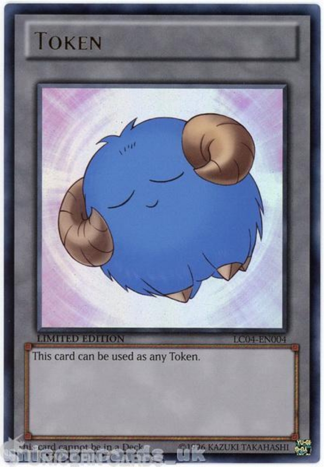 LC04-EN004 Blue Sheep Scapegoat Token Ultra Rare Limited Edition YuGiOh ...