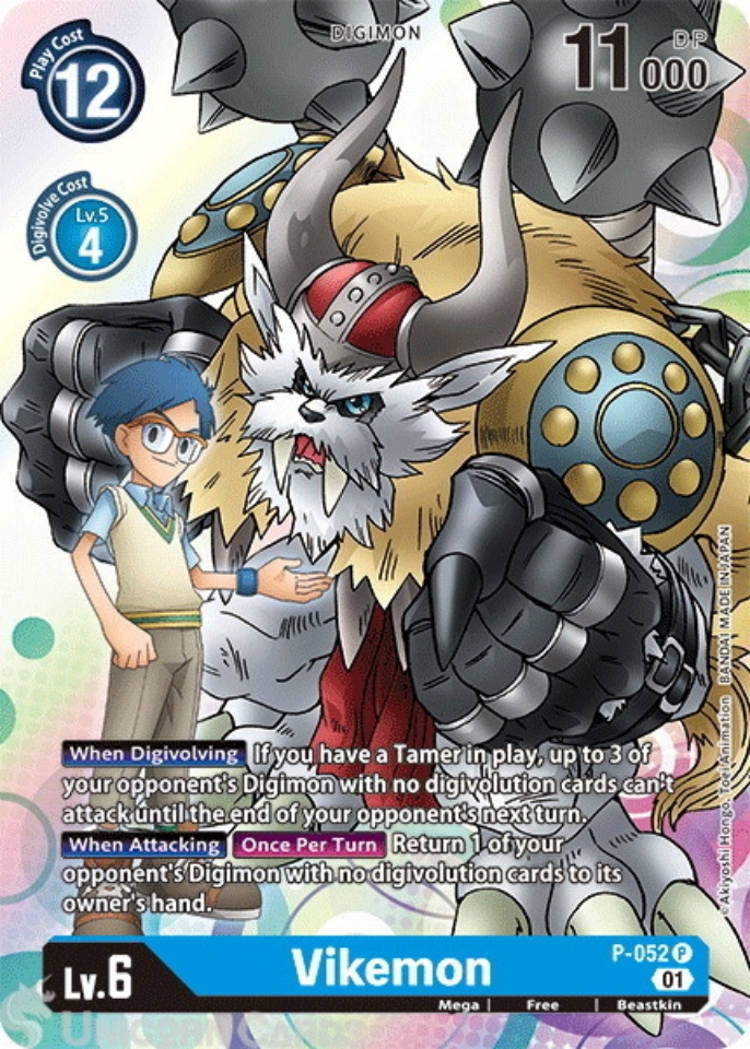 P-052 Vikemon Promo Mint Digimon Card:: Unicorn Cards - YuGiOh ...