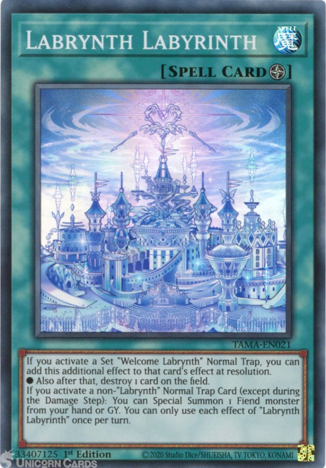 Lovely Labrynth Of The Silver Castle Collector Rare 1st Edition Yugioh ...