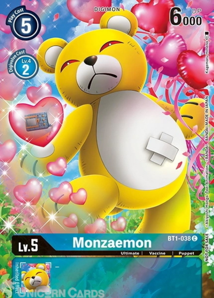 Monzaemon RB1 018 Monzaemon 熊仔獸(Alt Art)(異畫)(Evo Cup)