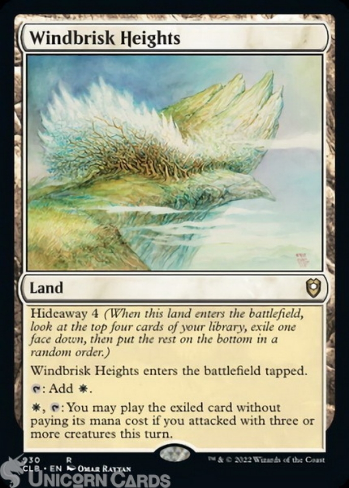 Windbrisk Heights : Rare : Battle For Baldur's Gate : Mint MTG Card ...