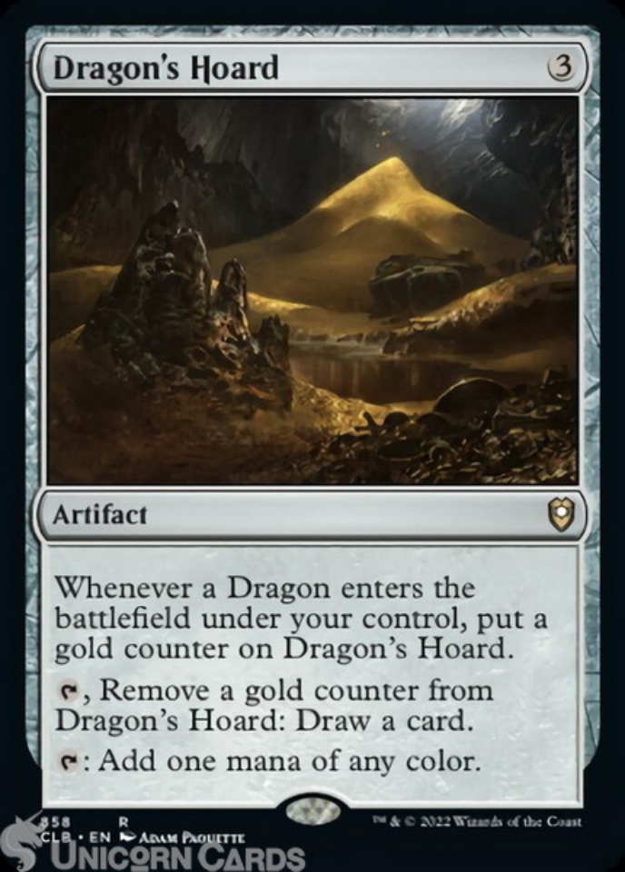 Dragon's Hoard : Rare : Battle For Baldur's Gate : Mint MTG Card ...