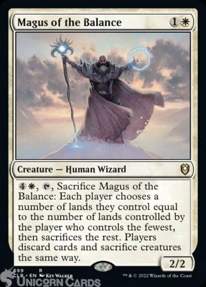 Magus of the Balance : Rare : Battle For Baldur's Gate : Mint MTG Card ...
