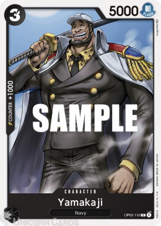 OP02-116 Yamakaji Common One Piece TCG Card:: Unicorn Cards - YuGiOh ...