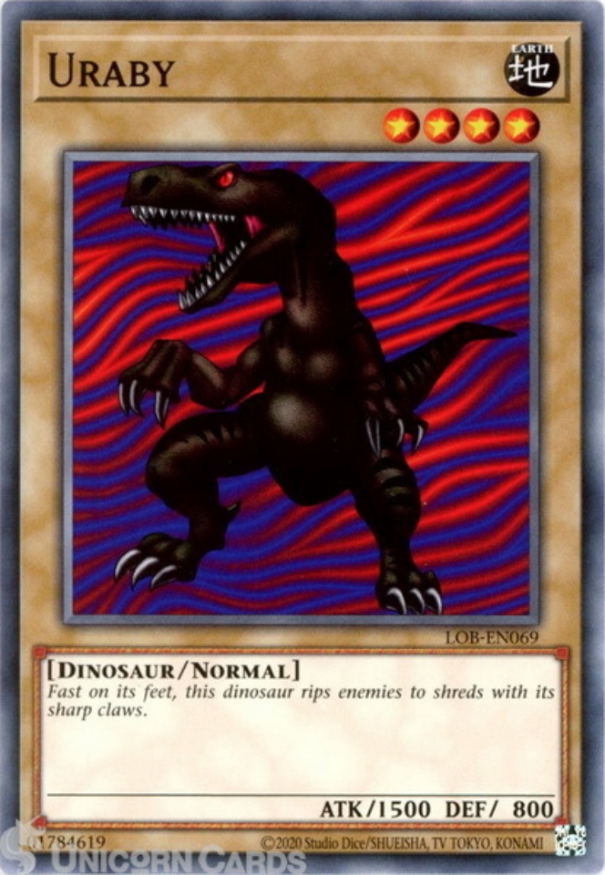LOB-EN069 Uraby :: Common 25th Anniversary Edition Mint YuGiOh Card ...