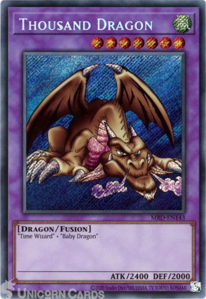 MRD-EN143 Thousand Dragon :: Secret Rare 25th Anniversary Edition Mint ...