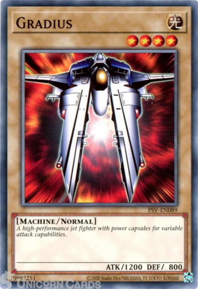 PSV-EN089 Gradius :: Common 25th Anniversary Edition Mint YuGiOh Card ...
