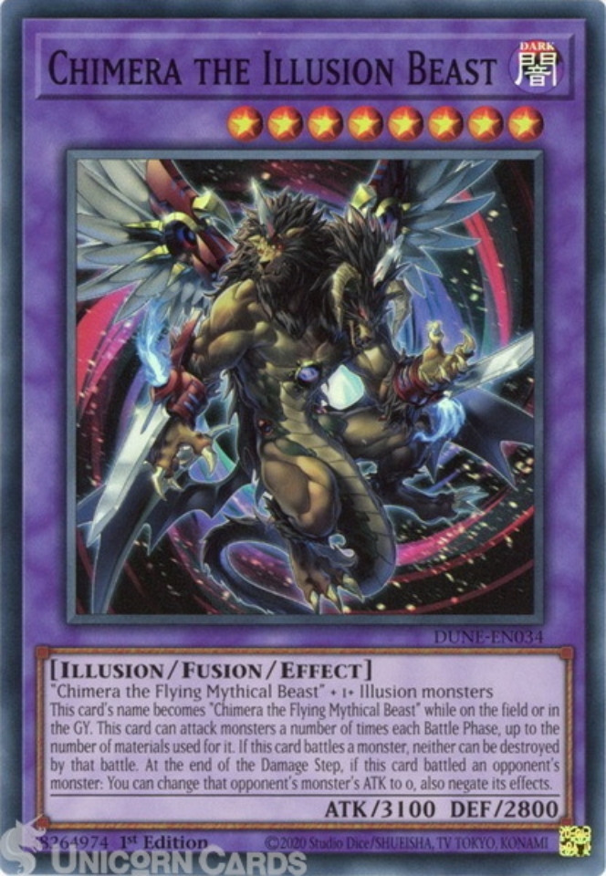 DUNE-EN034 Chimera the Illusion Beast :: Super Rare 1st Edition Mint ...