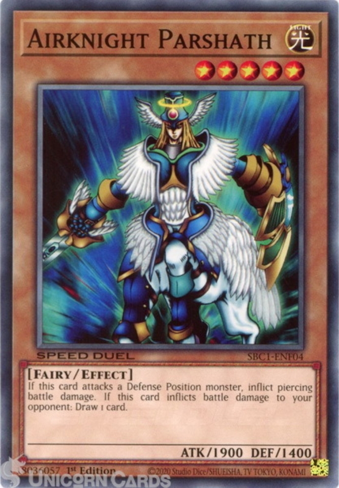 SBC1-ENF04 Airknight Parshath :: Common 1st Edition YuGiOh Card ...