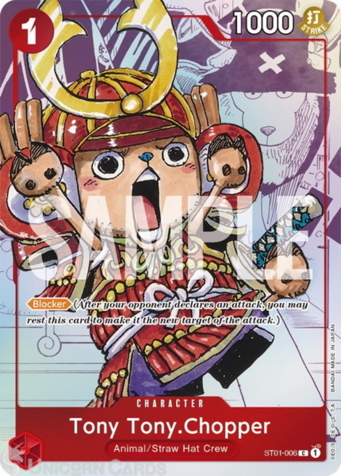 ST01-006 Tony Tony.Chopper :: Common Alternative Art Foil : Premium ...