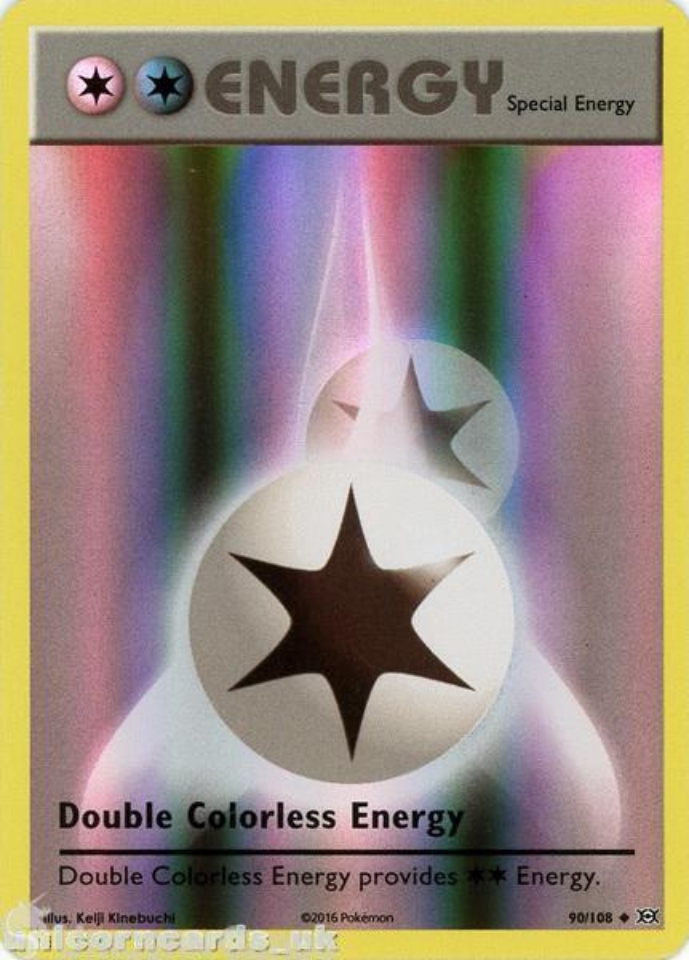 Double Colorless Energy 90/108 :: Evolutions :: Reverse Holo Mint ...