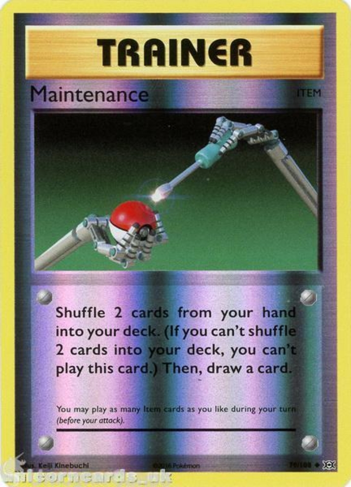 Maintenance 79/108 :: Evolutions :: Reverse Holo Mint Pokemon Card ...