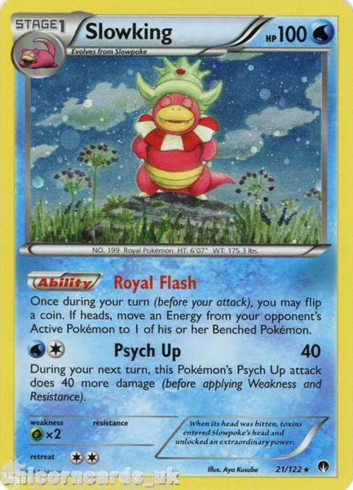 Slowking 21/122 Holo Foil Mint Pokemon Card:: Unicorn Cards - YuGiOh ...