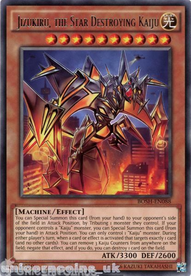 BOSH-EN088 Jizukiru, the Star Destroying Kaiju Rare UNL edition Mint ...