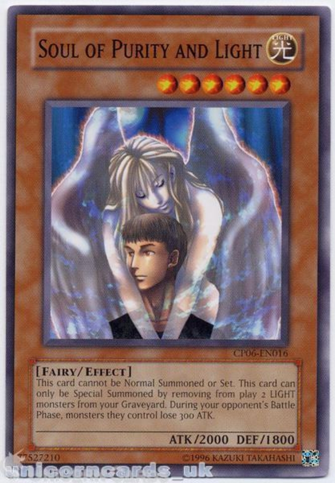 CP06-EN016 Soul of Purity and Light Mint YuGiOh Card:: Unicorn Cards ...