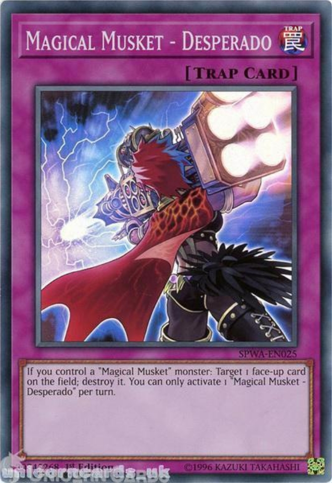 SPWA-EN025 Magical Musket - Desperado Super Rare 1st Edition Mint ...