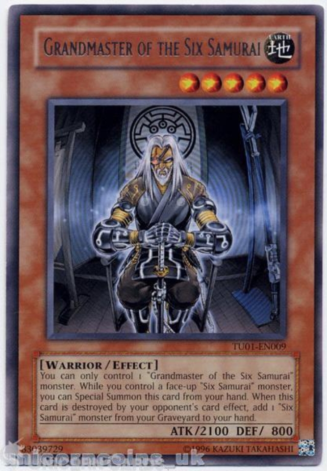 TU01-EN009 Grandmaster of the Six Samurai Rare Mint:: Unicorn Cards ...