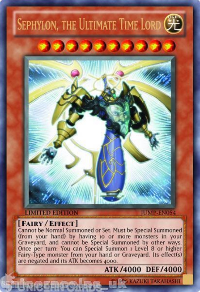 JUMP-EN054 Sephylon, the Ultimate Timelord Ultra Rare Limited Edition ...