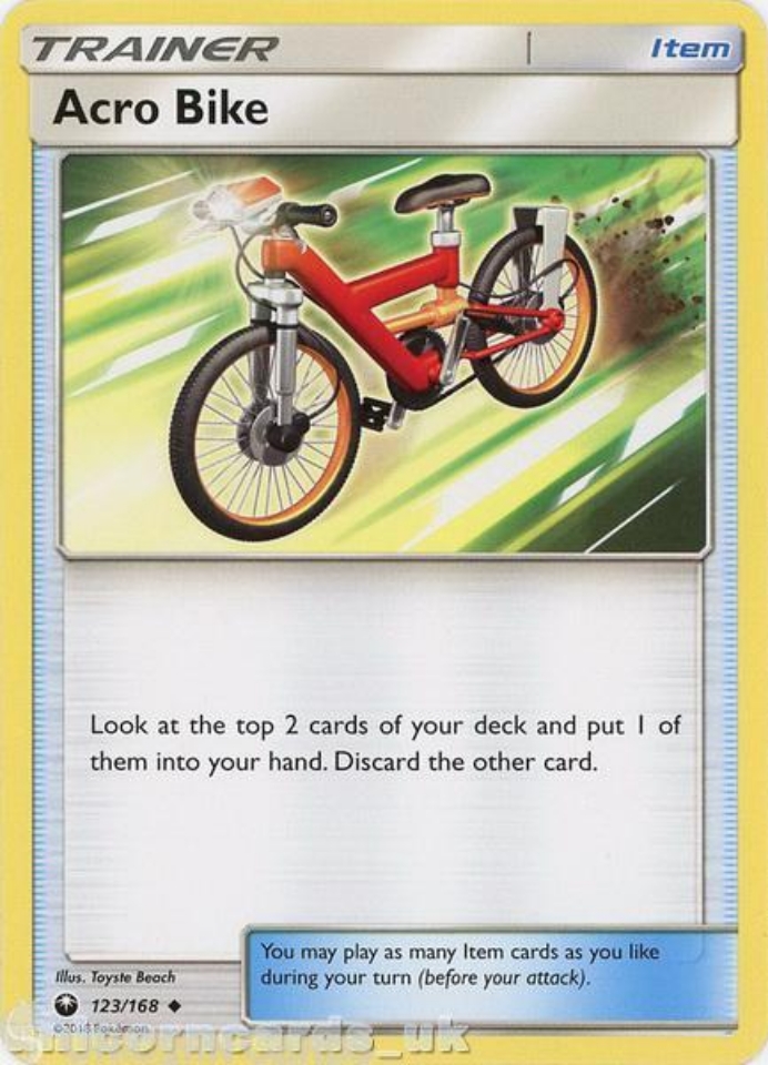 Acro Bike 123/168 :: BDRN :: Uncommon Mint Pokemon Card:: Unicorn Cards ...