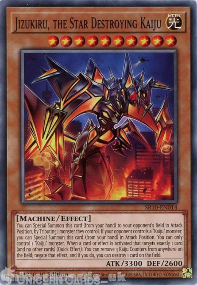 SR10-EN014 Jizukiru, the Star Destroying Kaiju Common 1st Edition Mint ...