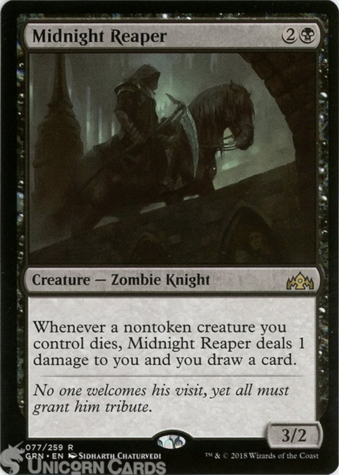 Midnight Reaper Rare Mint MTG Card :: Challenger Decks 2020 ...