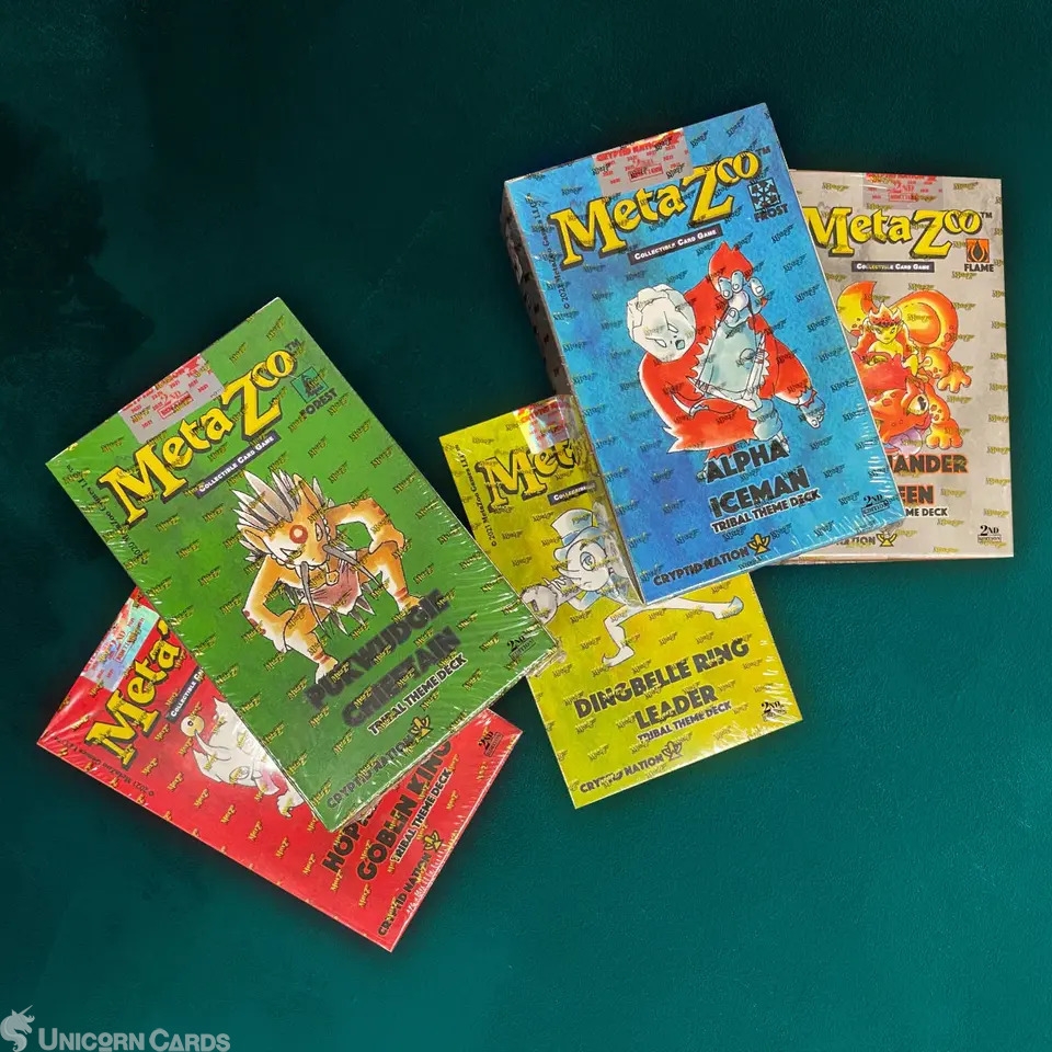 MetaZoo TCG: Cryptid Nation 2nd Edition Theme Decks x5 (Complete Set ...