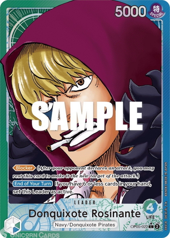 OP05-022 Donquixote Rosinante :: Leader Alternative Art One Piece TCG ...