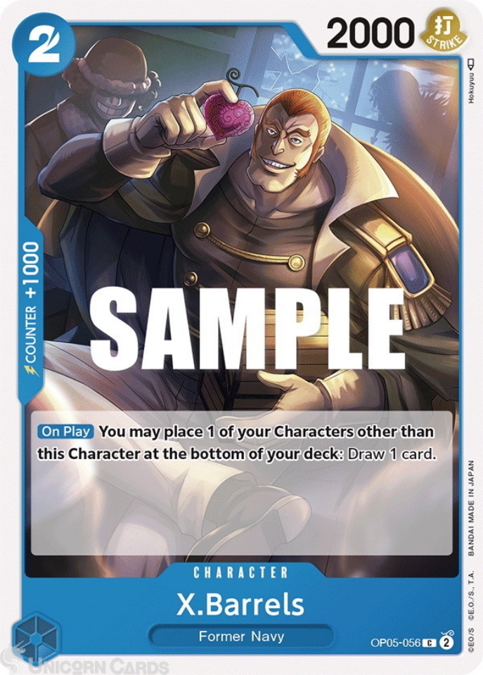 OP05-056 X.Barrels :: Common One Piece TCG Card :: OP05: Awakening Of ...