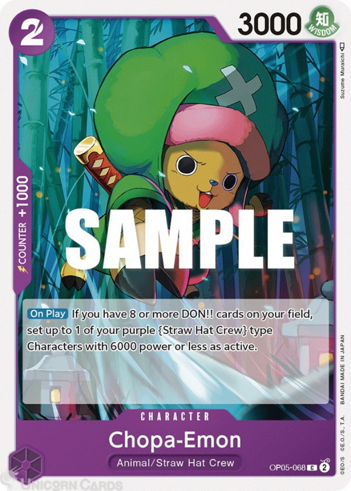 OP05-068 Chopa-Emon :: Common One Piece TCG Card :: OP05: Awakening Of ...