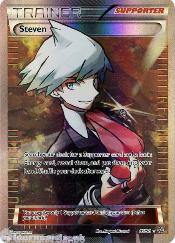 Steven 95/98 :: Ancient Origins :: Rare Ultra Mint Pokemon Card ...