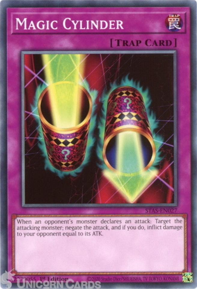 STAS-EN027 Magic Cylinder :: Common 1st Edition YuGiOh Card:: Unicorn ...