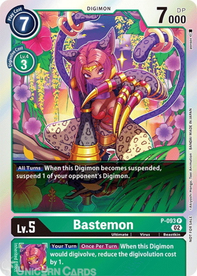 P-093 Bastemon :: Promo Digimon Card :: EX05: Animal Colosseum 3rd ...
