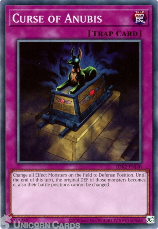LDK2-ENJ40 Curse of Anubis UNL 2024 Edition Mint YuGiOh Card:: Unicorn ...