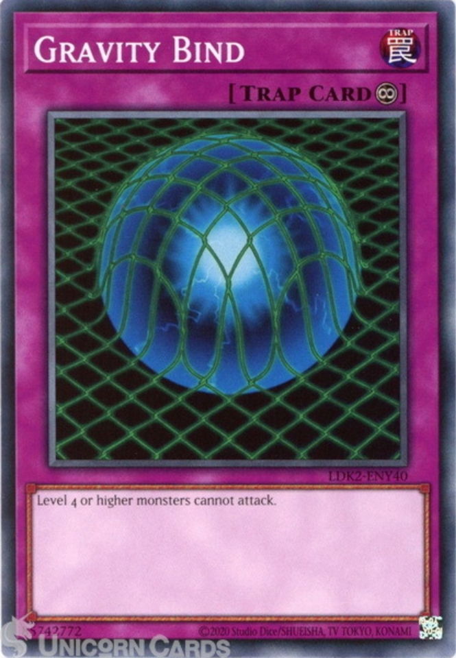 LDK2-ENY40 Gravity Bind UNL 2024 Edition Mint YuGiOh Card:: Unicorn ...