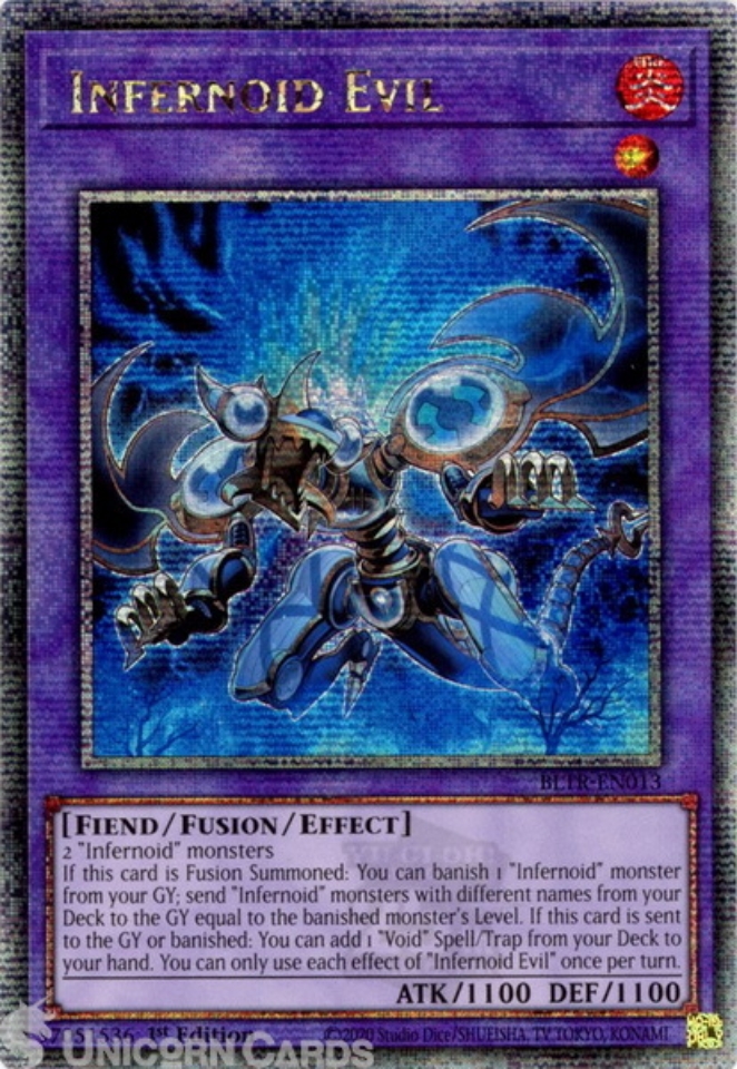 BLTR-EN013 Infernoid Evil : Quarter Century Secret Rare 1st Edition ...