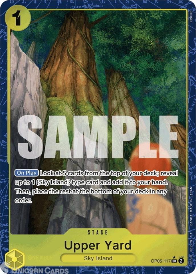 OP05-117 Upper Yard : Uncommon Alt Art 2 English One Piece TCG Card ...