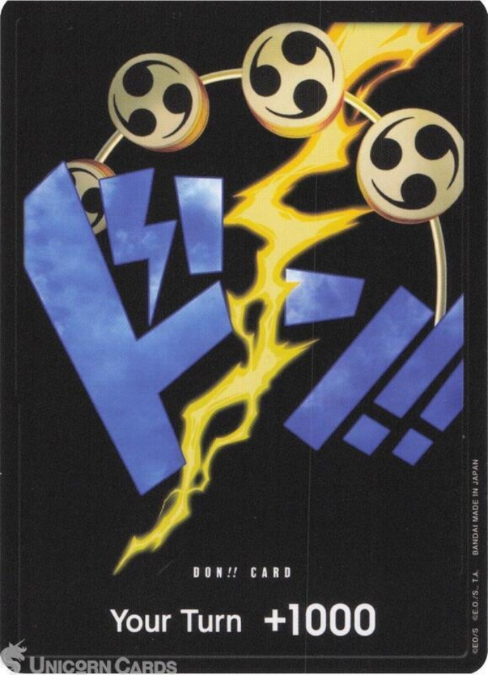 DON!! Card (Enel) : Foil English One Piece TCG Card : PRB01: One Piece ...