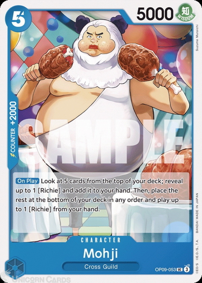 OP09-053 Mohji : Uncommon English One Piece TCG Card : OP09: Emperors ...
