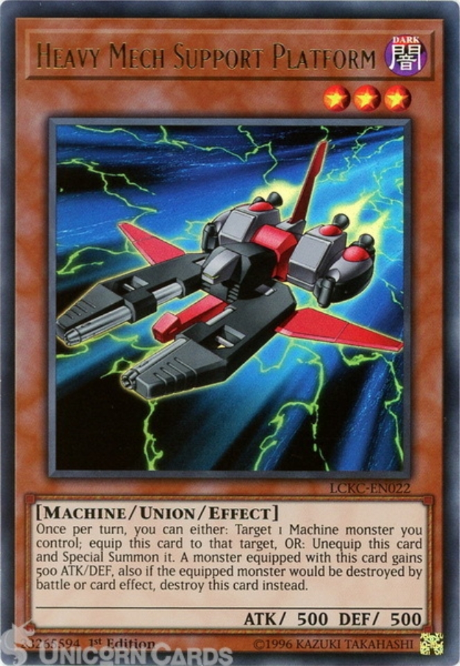 LCKC-EN022 Heavy Mech Support Platform Ultra Rare 1st Edition Mint ...