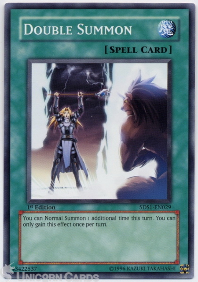 5DS1-EN029 Double Summon : Common 1st Edition Mint YuGiOh Card ...