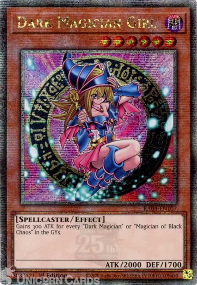 RA04-EN107 Dark Magician Girl (3rd artwork) : Quarter Century Secret ...