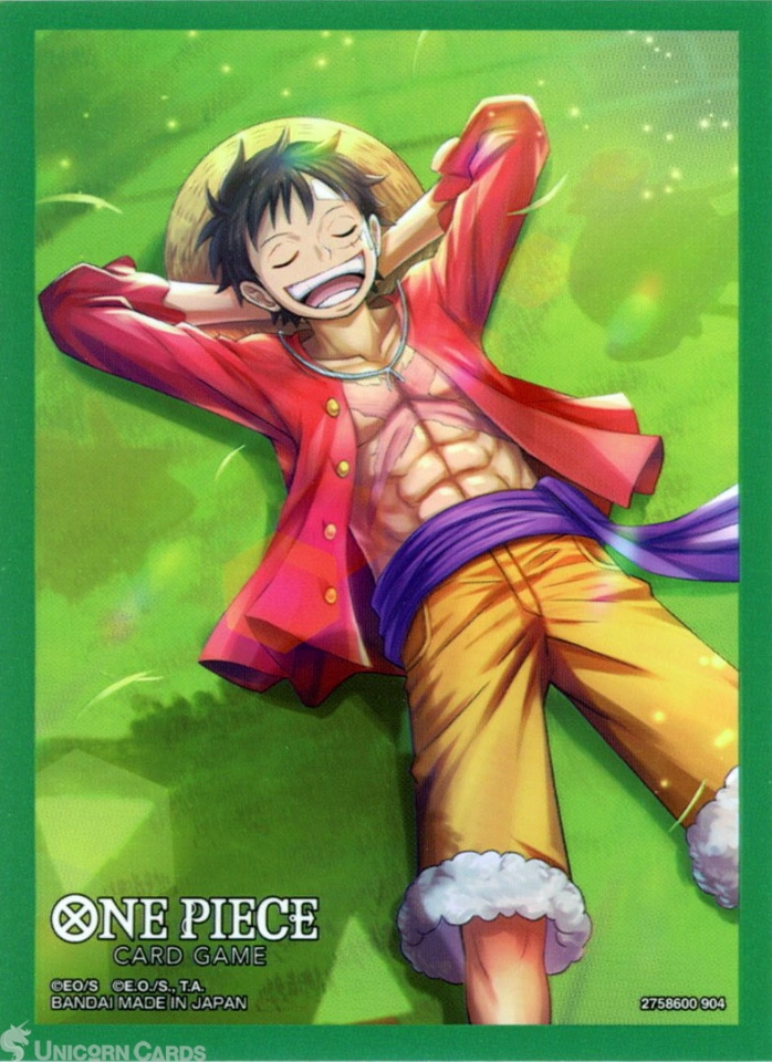 One Piece Card Game: Official Bandai Sleeves - Gear 5 Monkey.D.Luffy ...