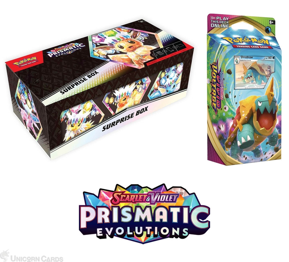 Pokemon TCG: 2025 Collection Bundle Including Prismatic Evolutions ...
