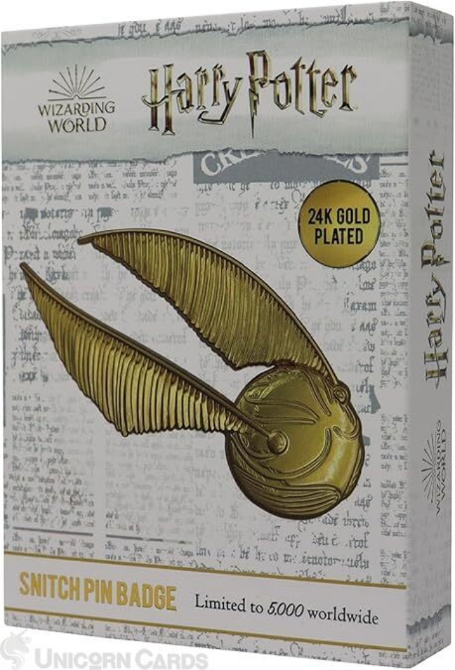 Harry Potter Limited Edition 24k Gold Plated Oversized Snitch Pin Badge ...