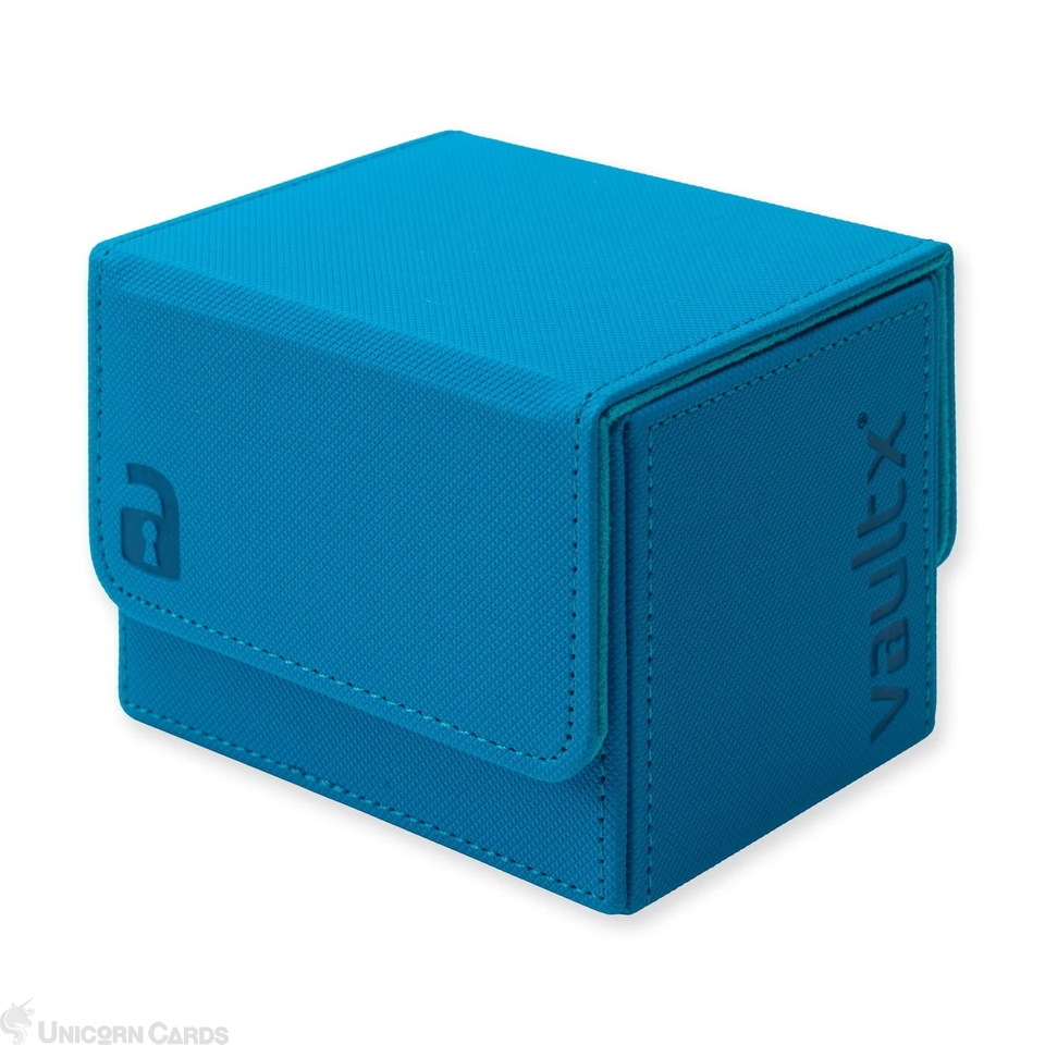 Vault X: Exo-Tec® Sideloading Deck Box 100+ Neon Blue:: Unicorn Cards ...