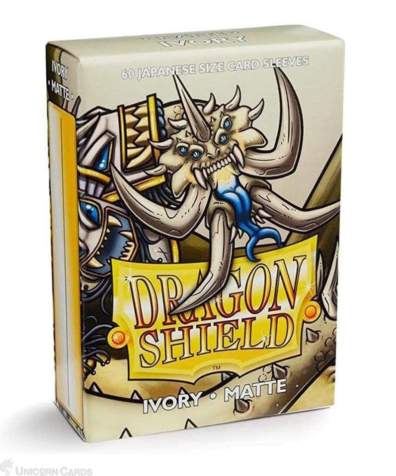 Dragon Shield Matte Ivory : Japanese Size Sleeves (60) : YuGiOh Cards ...