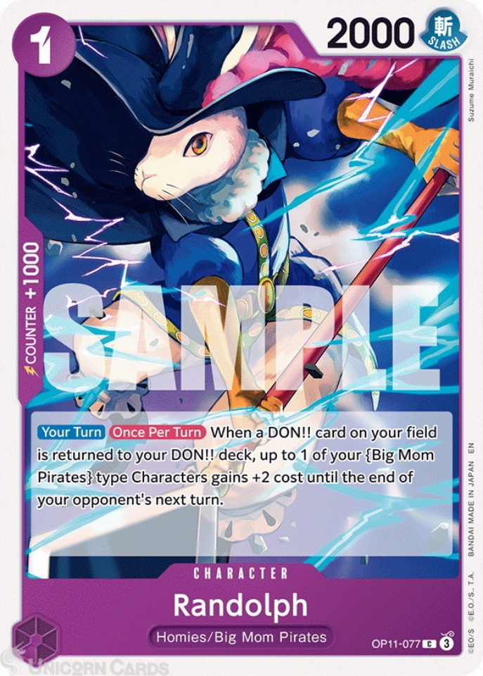 OP11-077 Randolph : Common English One Piece TCG Card : OP11: A Fist Of ...
