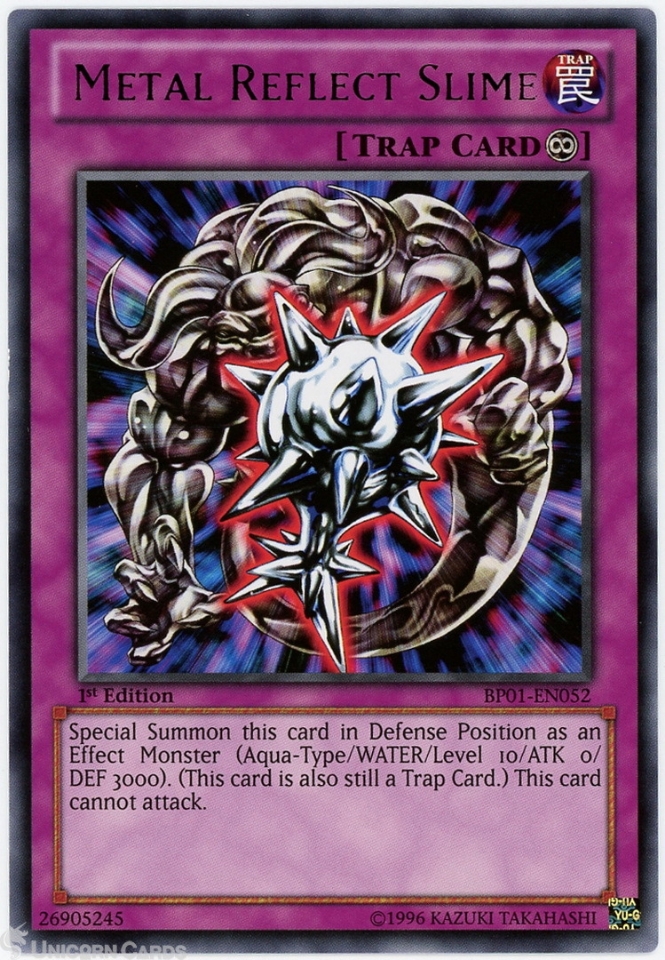 BP01-EN052 Metal Reflect Slime : Rare 1st Edition Mint YuGiOh Card ...